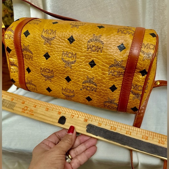 MCM | Bags | Authentic Mcm Barrel Crossbody Bag | Poshmark